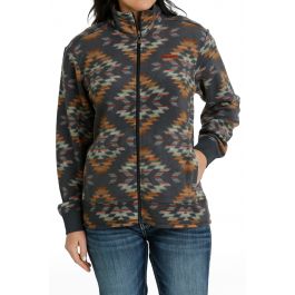 Cinch Womens Full Zip Fleece - Navy