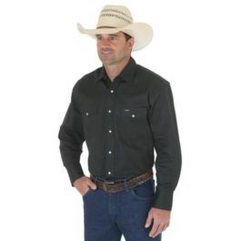 Black Work Western Snap,Ms70819