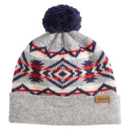 Tecopa Hills Grey Hat W/Pom Po,Gs796-54924